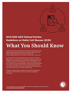 Clinical Practice Guidelines on Sickle Cell Disease - Hematology.org